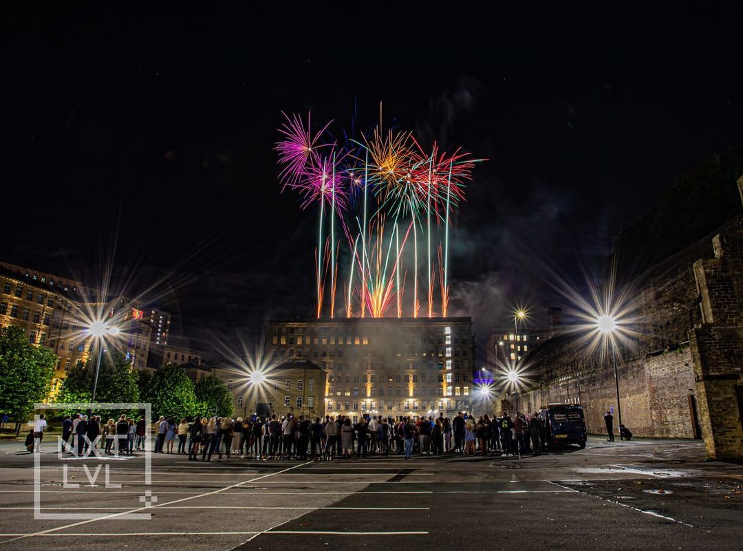 NXT LVL’s Rooftop Firework Extravaganza - Dean Clough