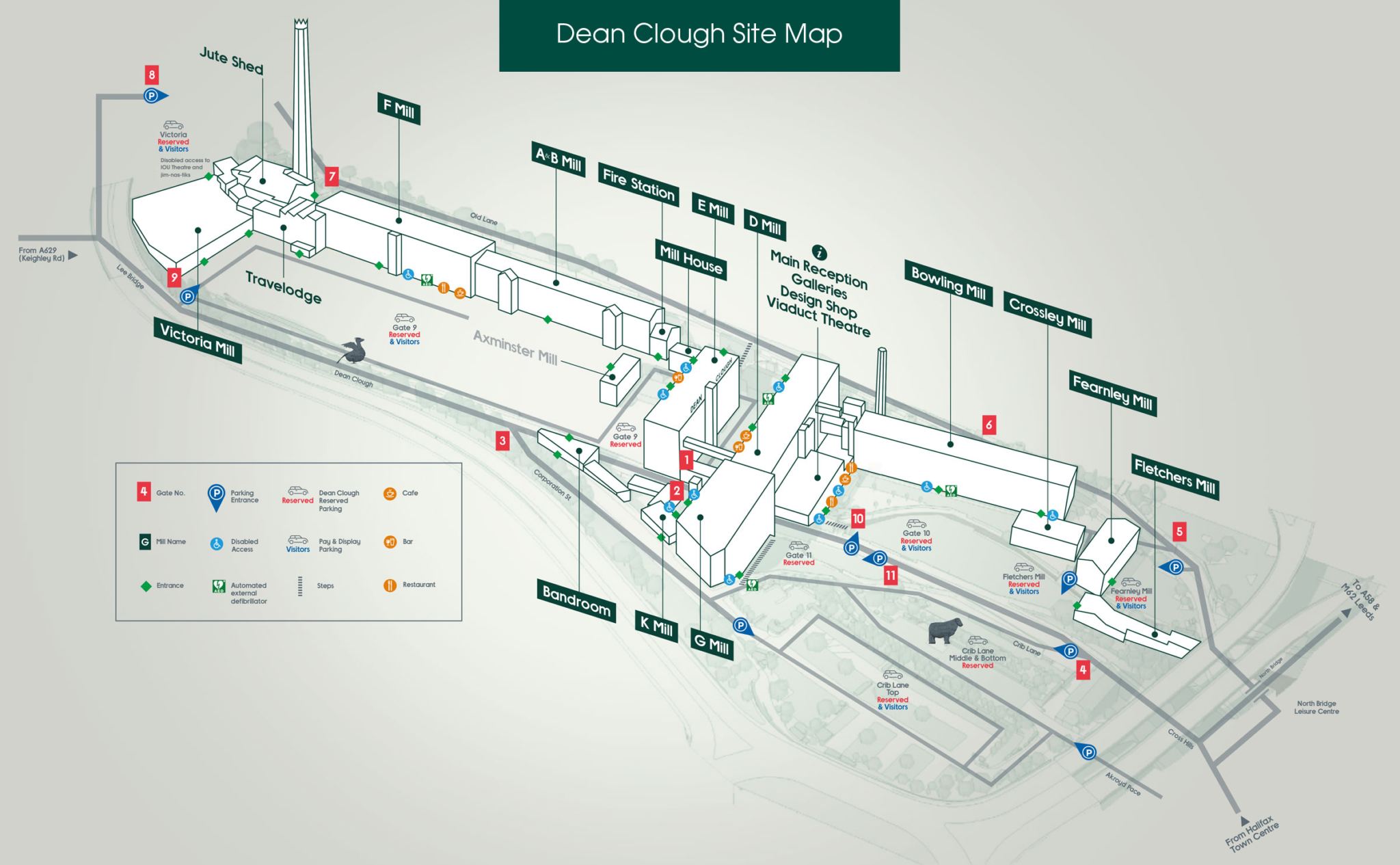 Dean Clough, Halifax: eat, drink, work, shop, experience!